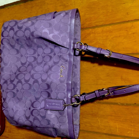 Coach | Bags | Purple Coach Bag | Poshmark